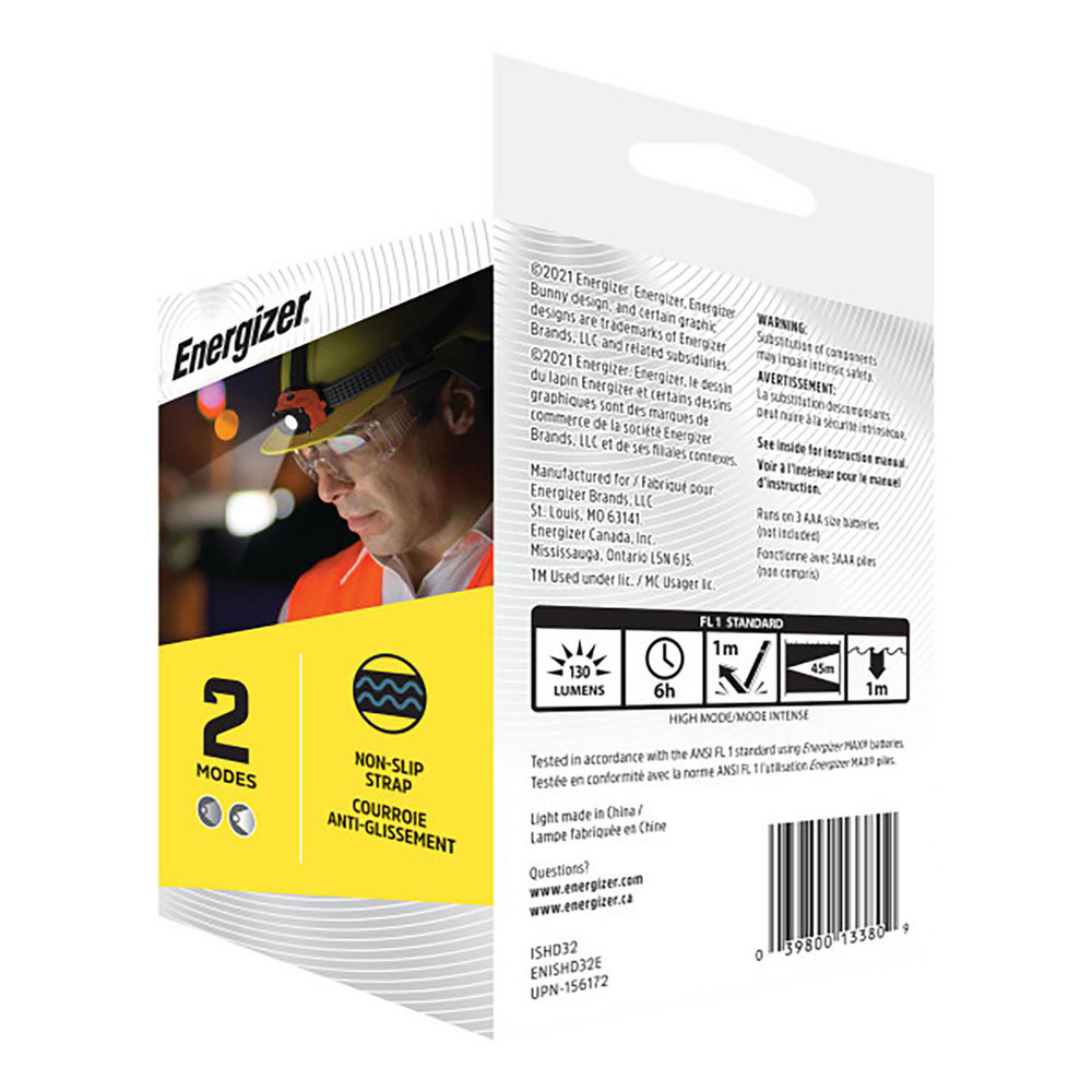 Energizer® - Flashlights; Light Output: 130 lm; Lamp Material: Plastic ...