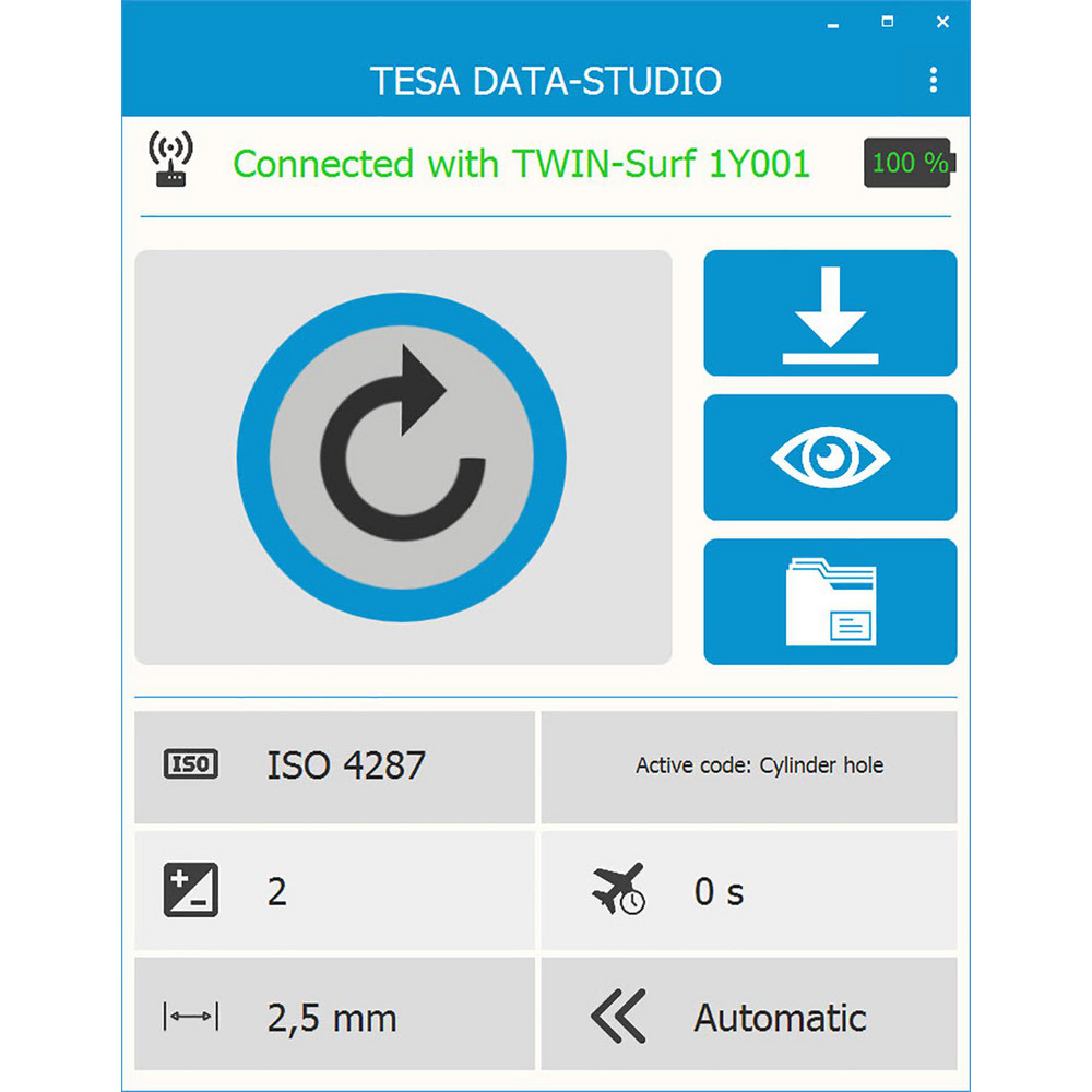 TESA Brown & Sharpe - DATA-STUDIO software for use with TESA TWIN-SURF ...