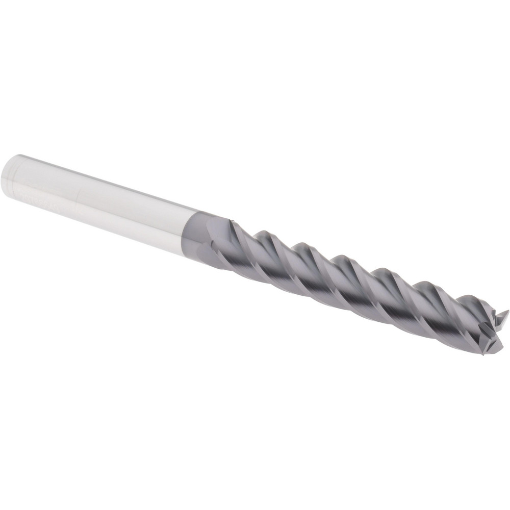 Accupro - Square End Mill: 1/2" Dia, 3" LOC, 4 Flute, Solid Carbide ...