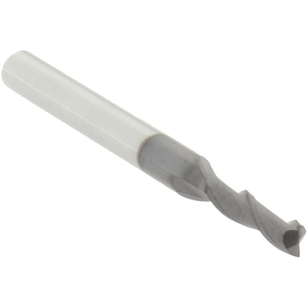 Accupro - Square End Mill: 3/32" Dia, 3/8" LOC, 2 Flute, Solid Carbide ...