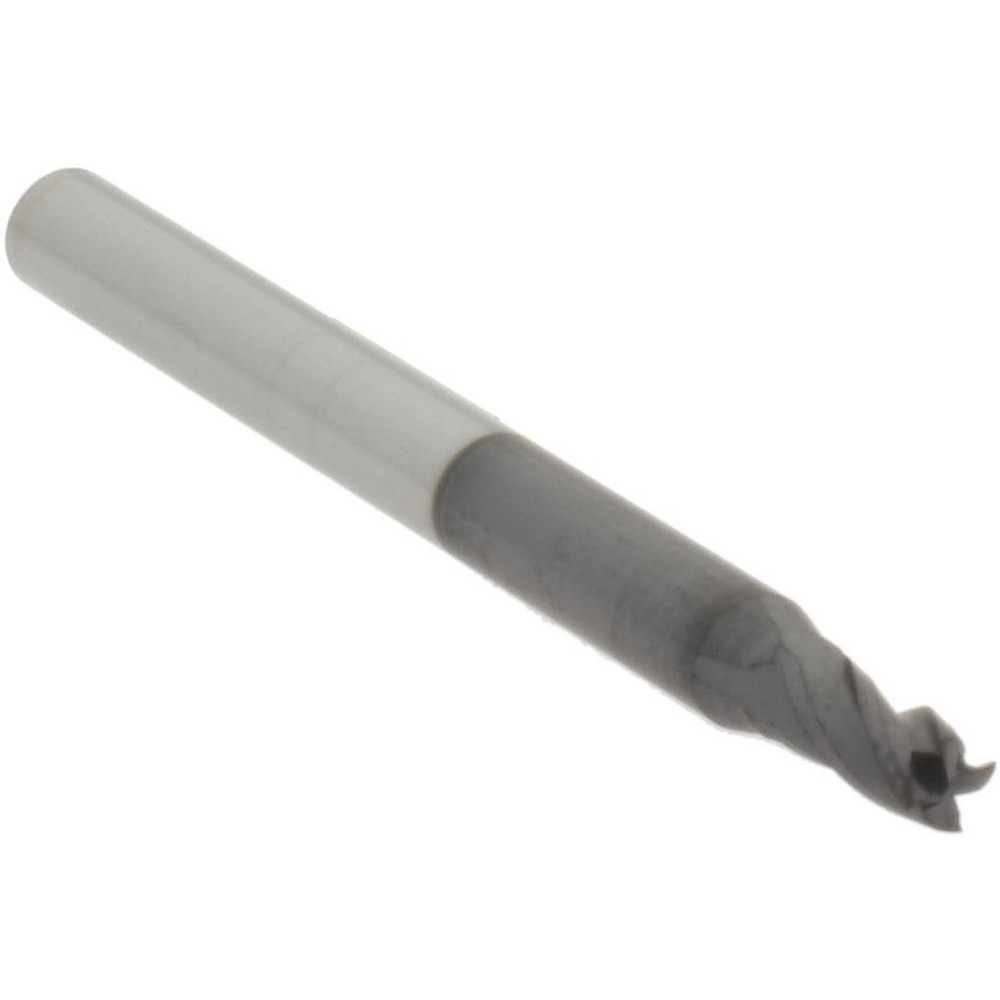 Accupro - Square End Mill: 3/32" Dia, 3/16" LOC, 4 Flute, Solid Carbide ...