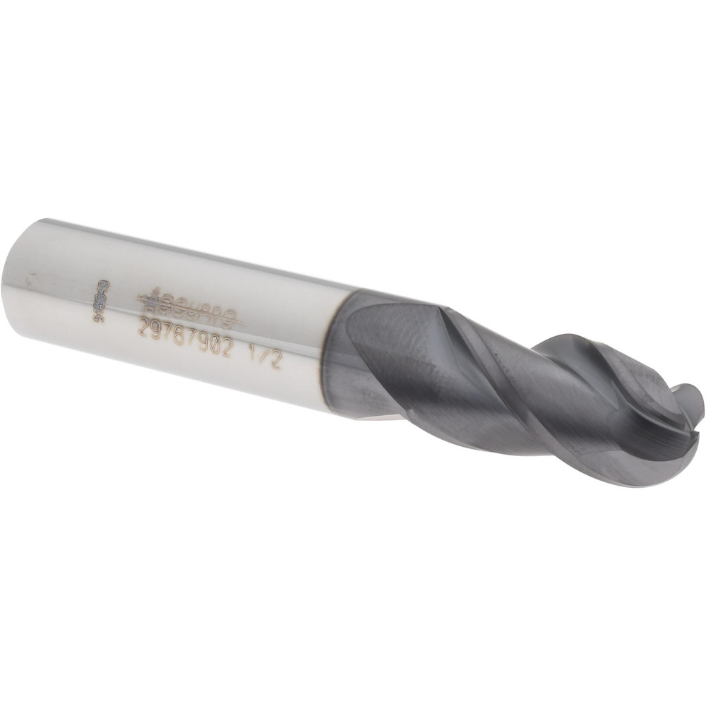 Accupro - Ball End Mill: 1/2" Dia, 1" LOC, 3 Flute, Solid Carbide | MSC Direct