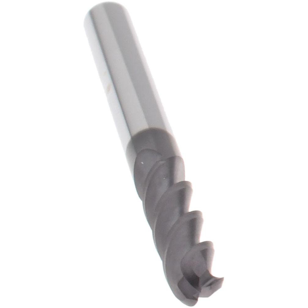 Accupro - Ball End Mill: 1/8" Dia, 1/2" LOC, 3 Flute, Solid Carbide | MSC Direct
