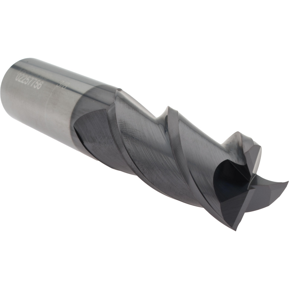Accupro - Square End Mill: 1" Dia, 2-1/4" LOC, 3 Flute, Solid Carbide ...