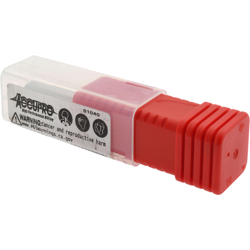 Accupro - Square End Mill: 14.00 mm Dia, 32.00 mm LOC, 4 Flute, Solid ...