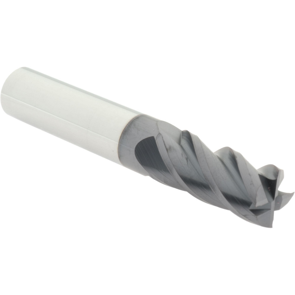Accupro - Square End Mill: 9/16" Dia, 1-1/4" LOC, 4 Flute, Solid ...