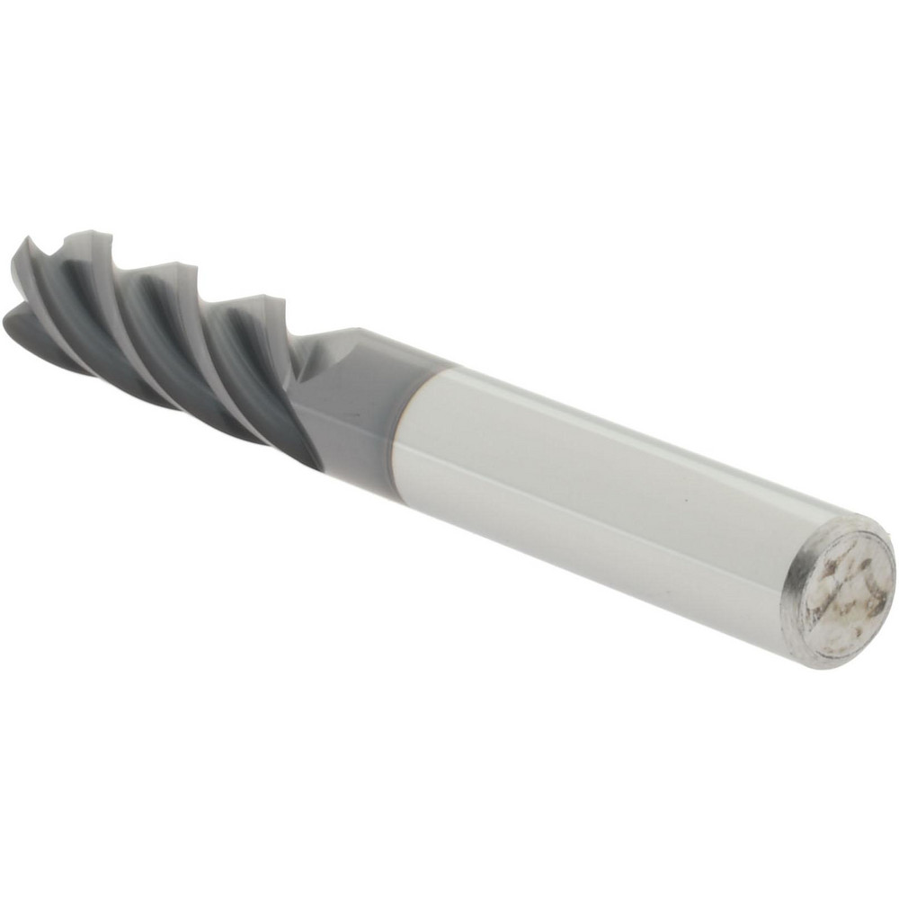 Accupro - Corner Radius End Mill: 3/8" Dia, 1-1/8" LOC, 0.0600" Radius ...