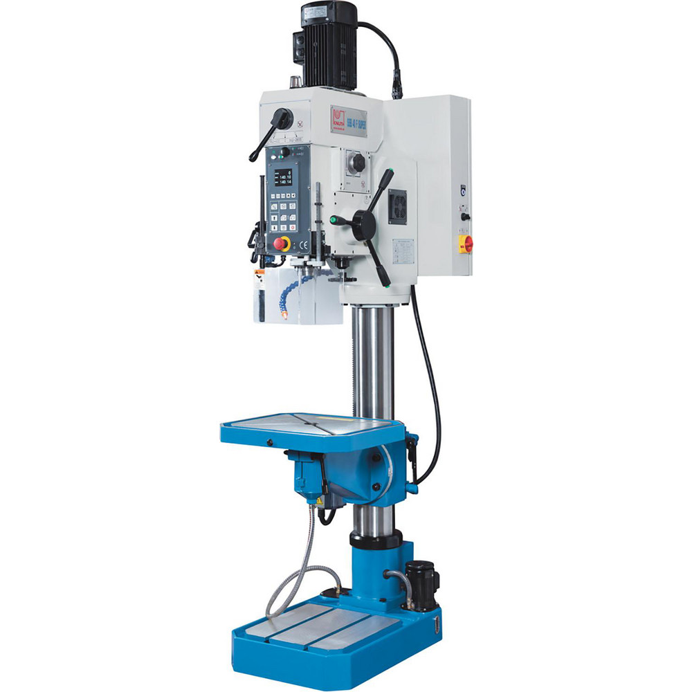 Knuth - Floor Drill Press: 3 hp, Geared Head Drive, 230 V, 3 Phase ...
