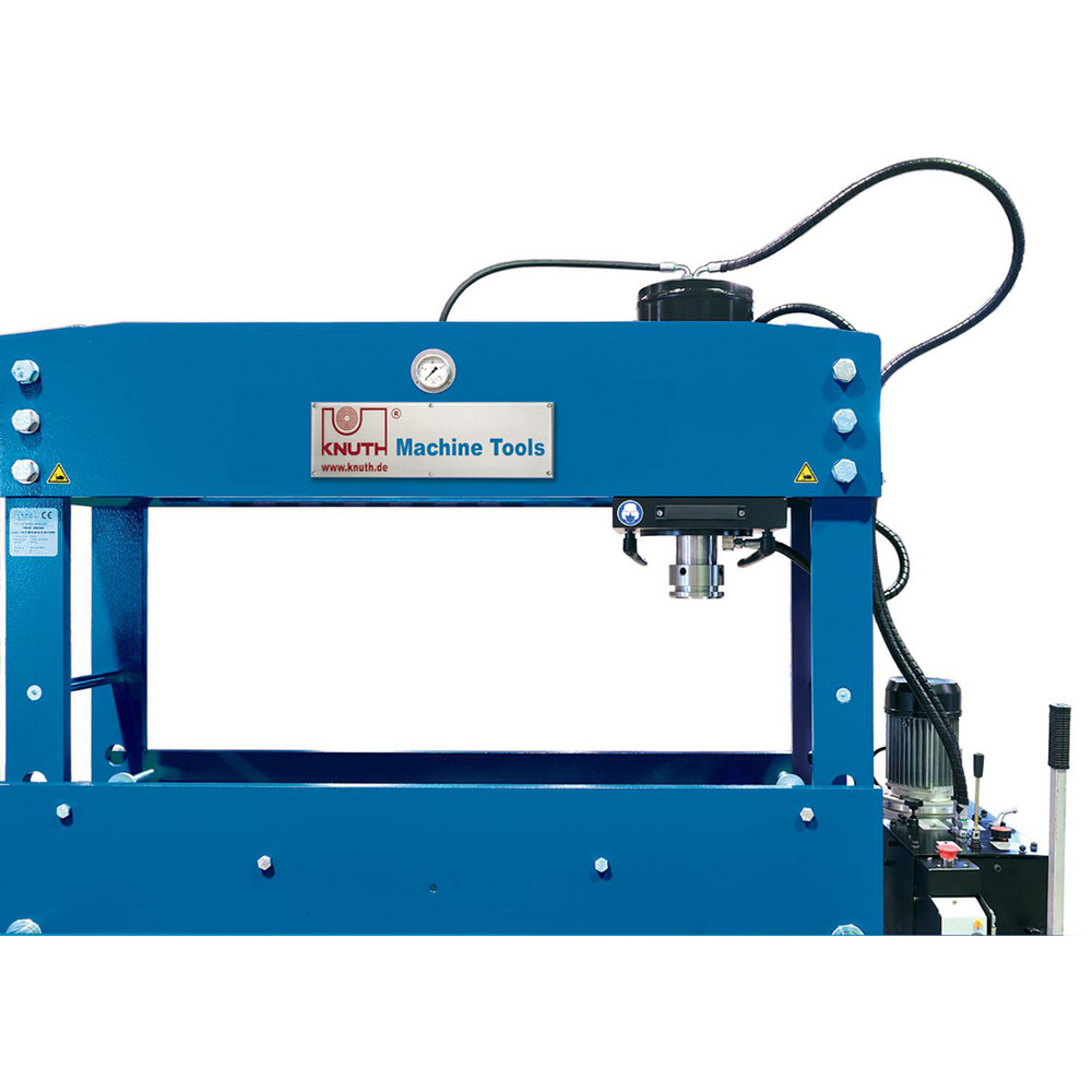 Knuth - 110 Ton Hydraulic Shop Press: H-Frame Movable Table, 15.0000 ...