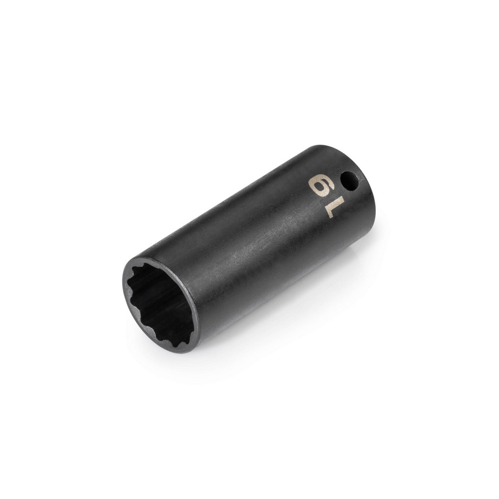 Tekton - Impact Socket: 3/8" Drive, 19 mm Socket, Hex Drive | MSC Direct