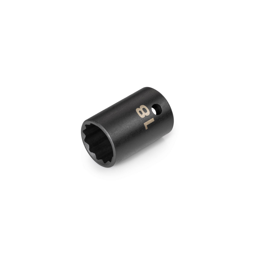 Tekton - Impact Socket: 1/2" Drive, 18 mm Socket, Hex Drive | MSC Direct