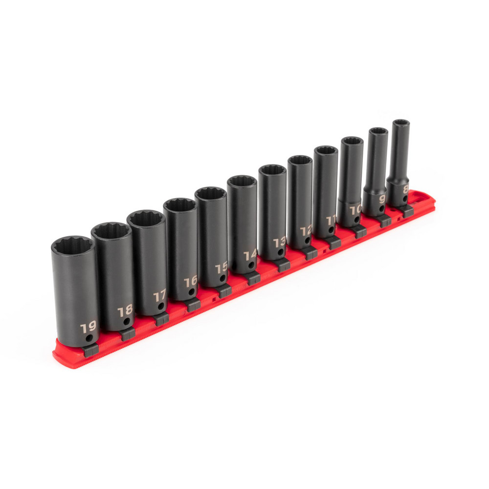 Tekton Socket Set Socket Set 12 Pc 8 00 To 19 00 Socket MSC
