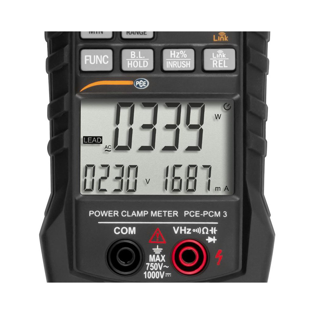 PCE Instruments - Multimeters: Multimeter Type: Digital; Measures ...