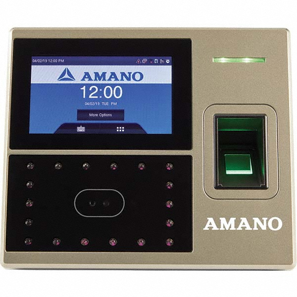 Amano - Time Clocks & Time Recorders: Punch Type: Biometric; Power ...
