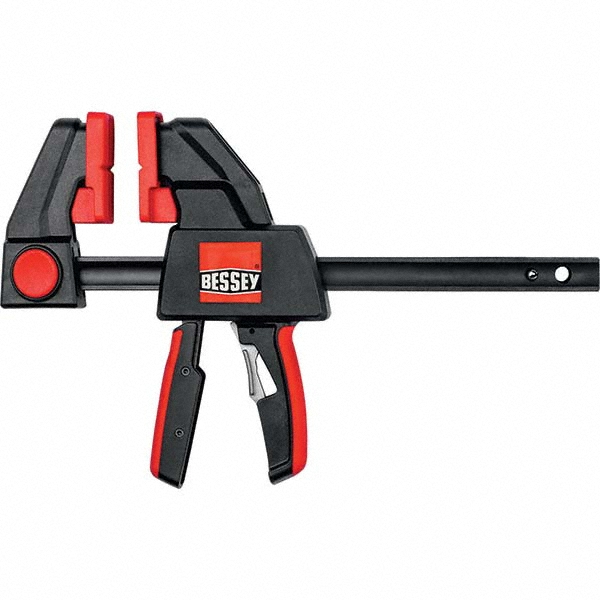 Bessey - Steel Bar Clamp: 12" Capacity, 3-5/8" Throat Depth, 600 lb ...
