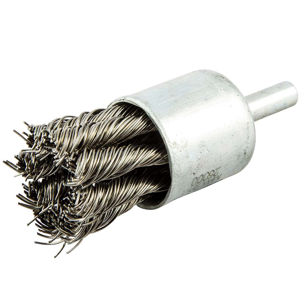 Norton - 3/4" Diam Stainless Steel Knotted End Brush - 29993458 - MSC ...