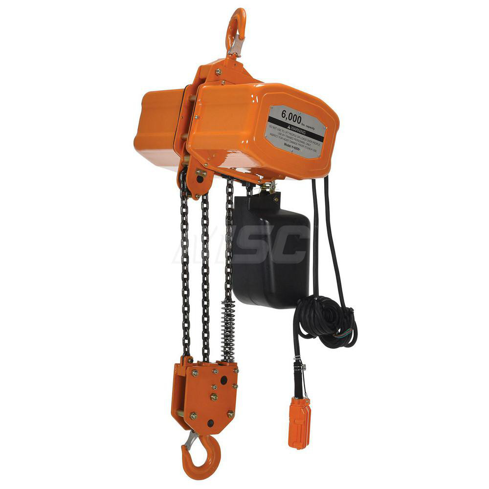 Vestil - Electric Chain Hoist: 6,000 lb Working Load Limit | MSC Direct
