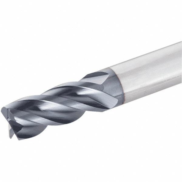 Iscar - 20mm Diam 4 Flute Solid Carbide 1mm Corner Radius End Mill ...