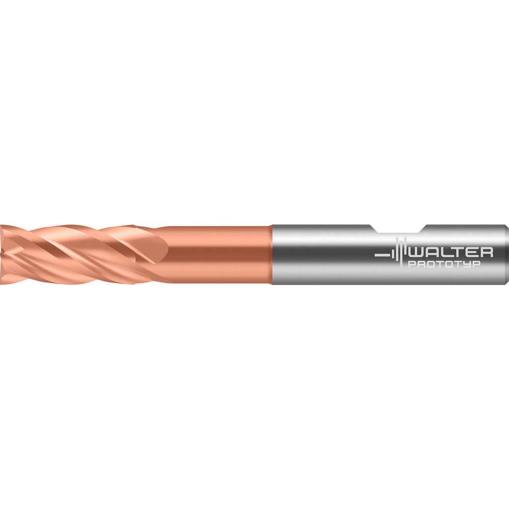 Walter-Prototyp - Square End Mill: 6.00 mm Dia, 13.00 mm LOC, 4 Flute ...