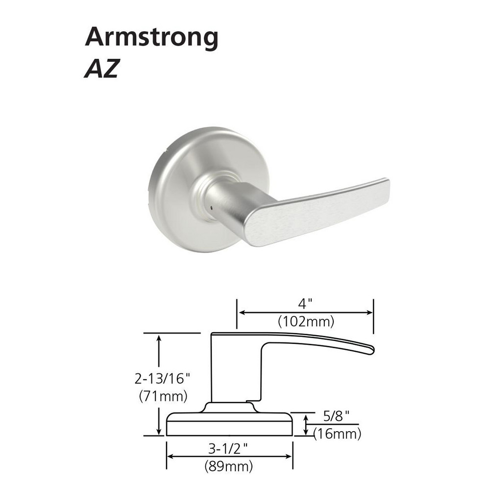 Corbin Russwin - Privacy Lever Lockset for 1-3/4 to 2" Doors | MSC Direct