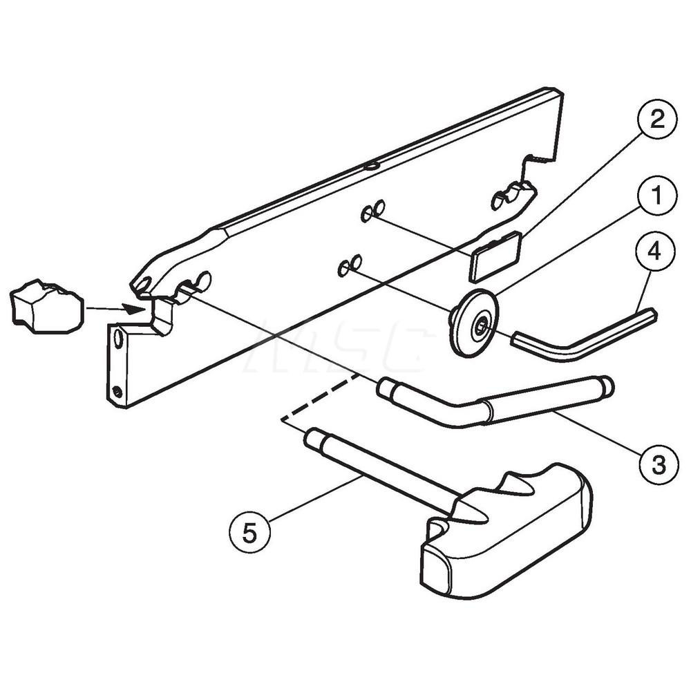 Sandvik Coromant - Double End Neutral Indexable Cutoff Blade | MSC Direct