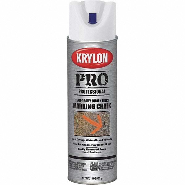 Krylon - 15 fl oz White Marking Chalk | MSC Direct