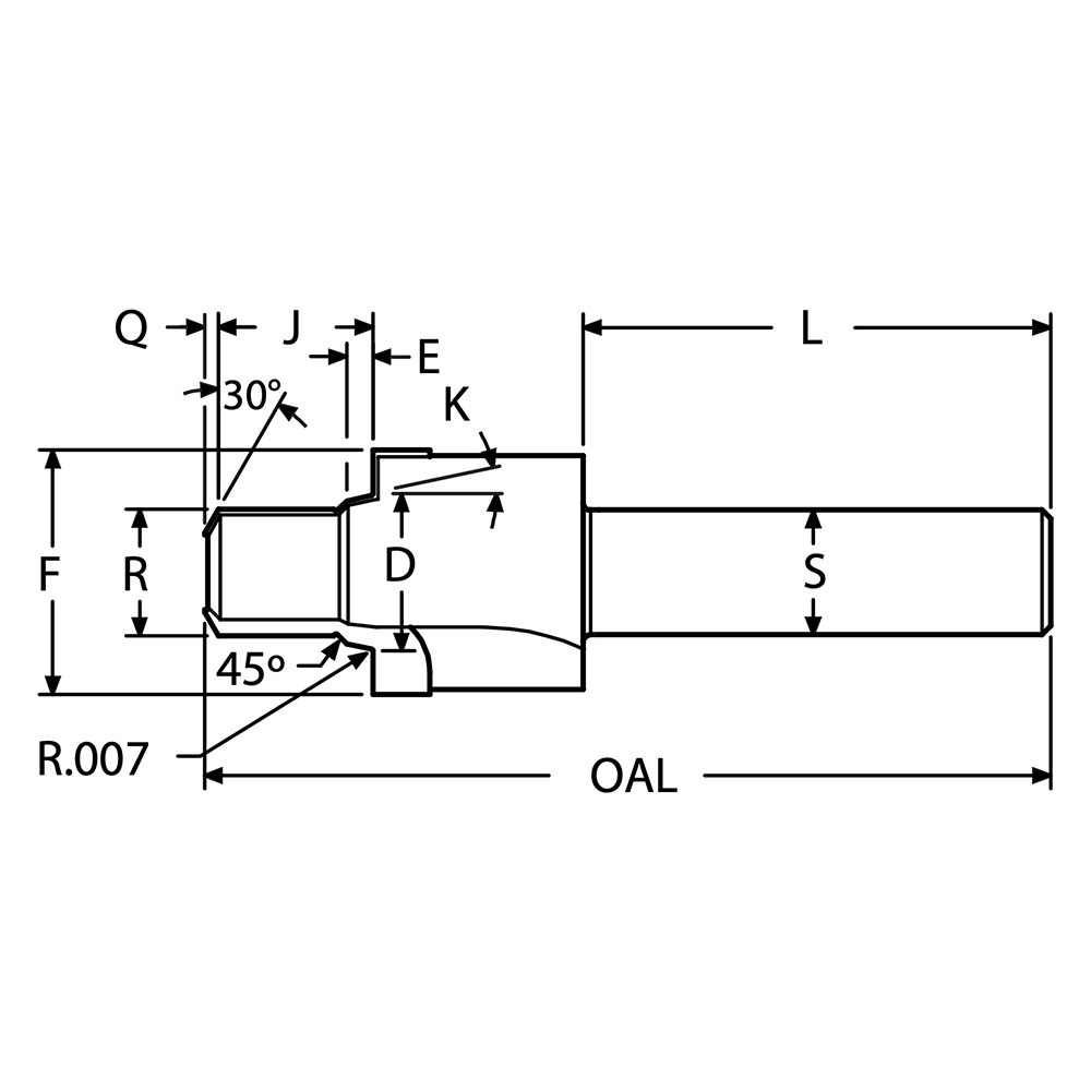 Scientific Cutting Tools - Porting Tool: 1.635" Spotface Dia, 3/4" Tube ...