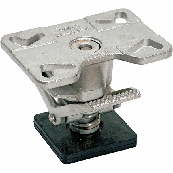 Vestil - Floor Locks; Top Plate Size: 4.5 x 6.5 in ; Attaching Bolt ...