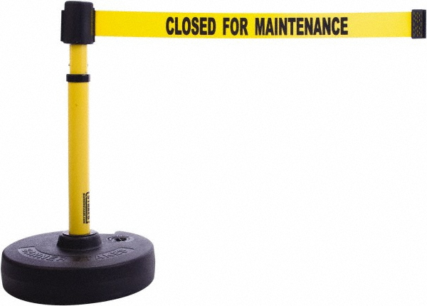 Banner Stakes - Barrier Post Base & Stanchion: 22 to 42" High, Round ...