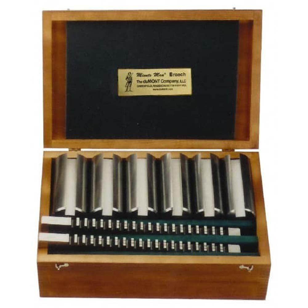 Dumont Minute Man - 5/8 to 3/4" Keyway Width, Style E Keyway Broach Set ...