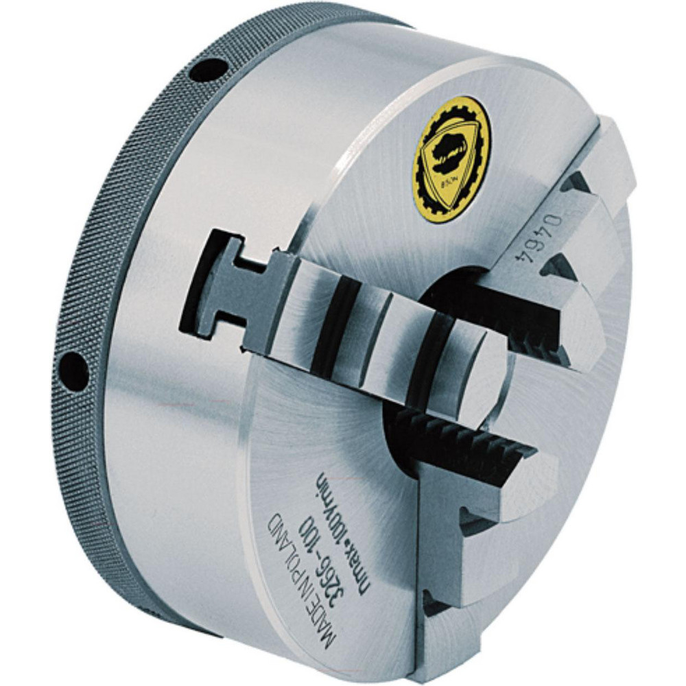 Bison - Manual Lathe Chuck: 6", 3 Jaws, Self-Centering | MSC Direct