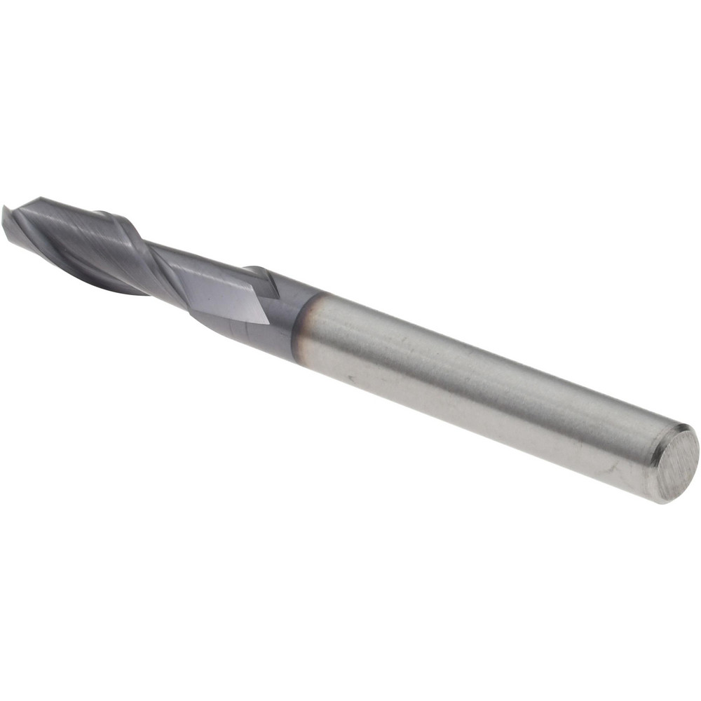 Kennametal - Ball End Mill: 3/16" Dia, 5/8" LOC, 2 Flute, Solid Carbide ...