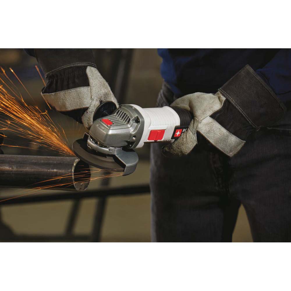 Porter-Cable - Corded Angle Grinder: 4" Wheel Dia, 12,000 RPM, 5/8-11 ...