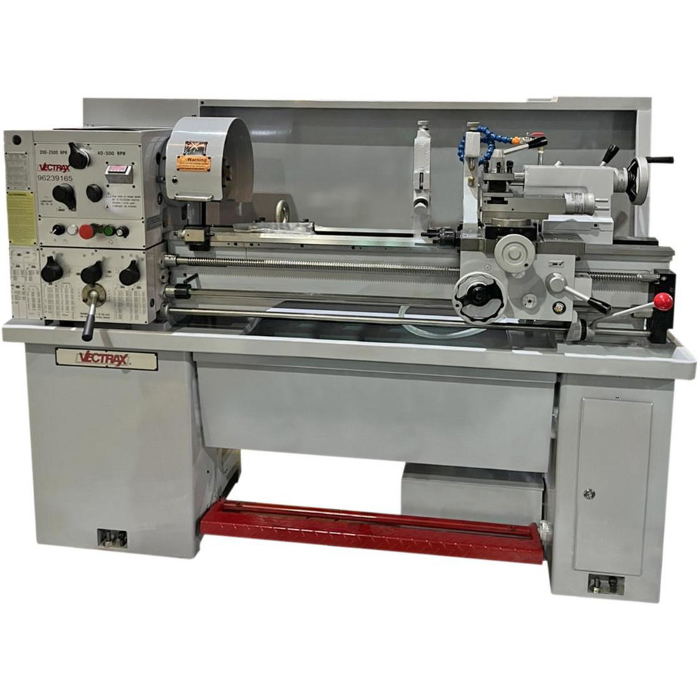 Vectrax - 13" x 40" Engine Lathe: Geared Head, 3 hp, 230 V | MSC Direct