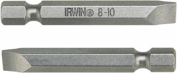 Irwin - Power Screwdriver Bit: Slotted Bit | MSC Direct