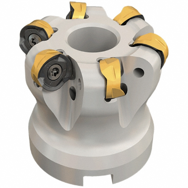 Iscar - Indexable Copy Face Mill: 40 mm Max Cut Dia, 16 mm Arbor Hole ...