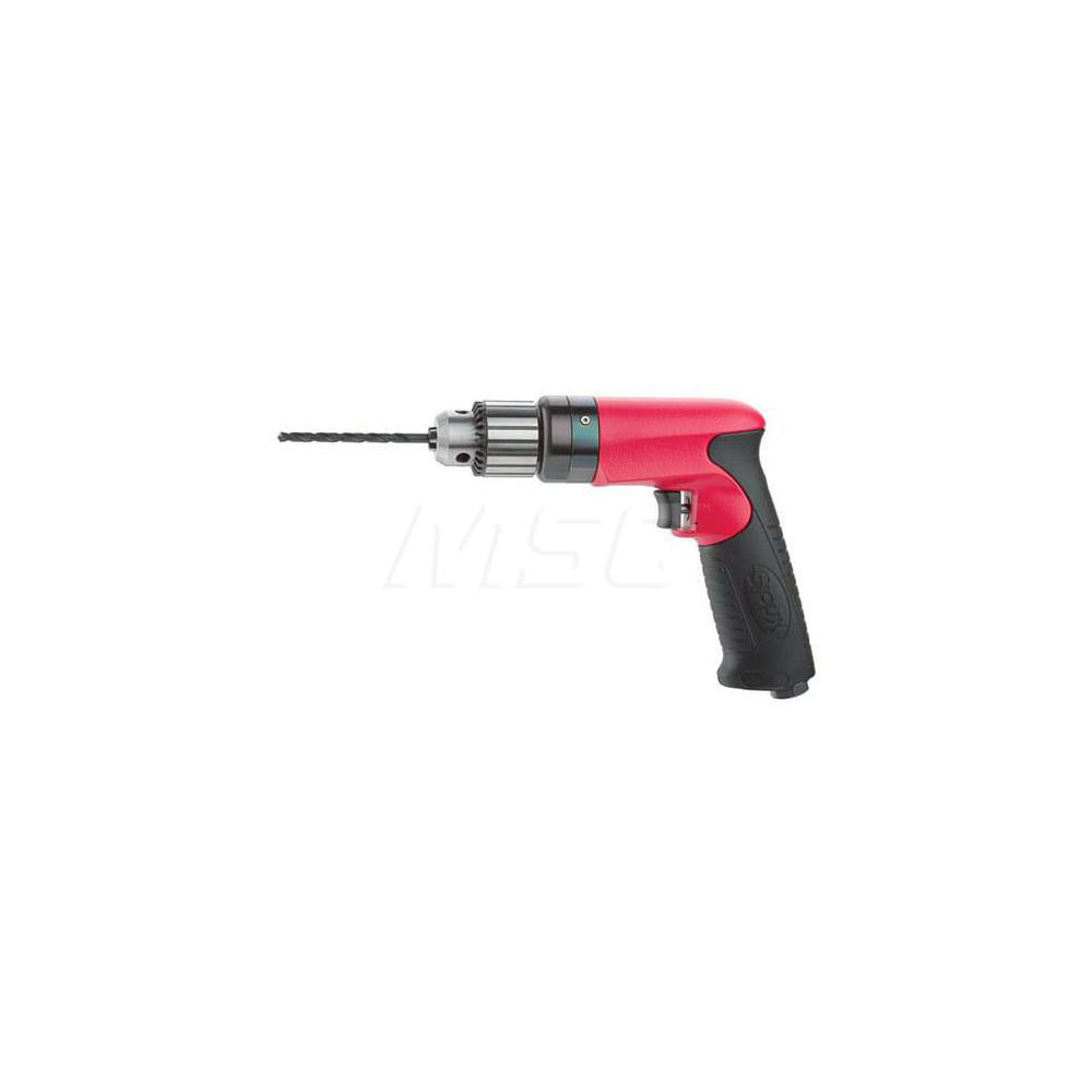 Sioux Tools - Air Drill: 1/2" Keyed & Keyless Chuck, Non-Reversible ...