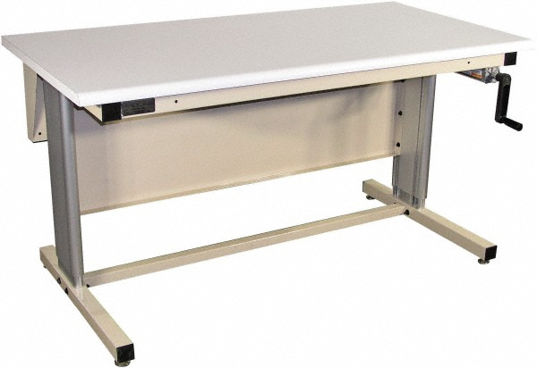 Proline - Work Bench: 72" Wide, 30" Deep, 30 to 42" High, Painted ...