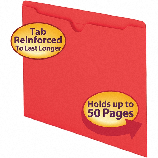 SMEAD - File Envelope: Letter, Red, 100/Pack | MSC Direct