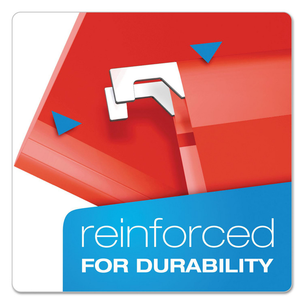 Pendaflex - Hanging File Folder: Legal, Red, 25/Pack | MSC Direct
