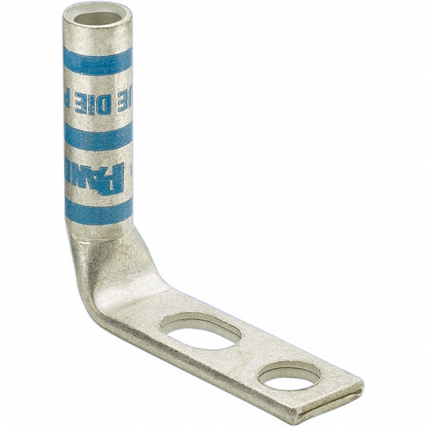 Panduit - 6 AWG Noninsulated Compression Connection Right Angle Ring ...