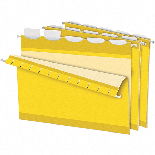 Pendaflex - Pack of (25) 8-1/2 x 11", Letter Size, Yellow, Hanging File ...