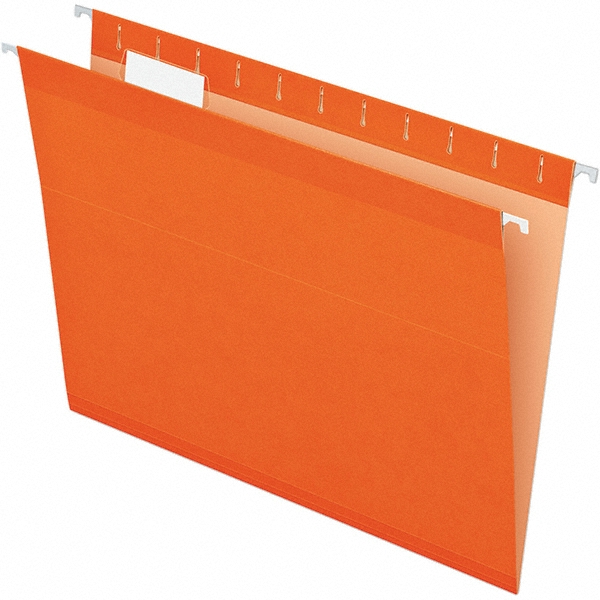 Pendaflex - Hanging File Folder: Letter, Orange, 25/Pack | MSC Direct