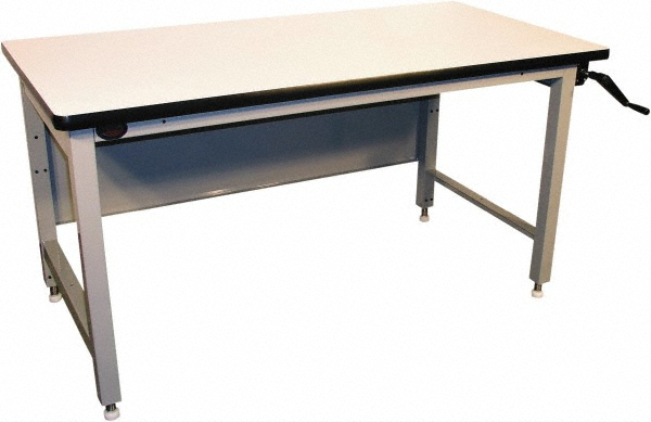 Proline - Heavy-Duty Work Bench: 72" Wide, 30" Deep, 30 to 42" High ...