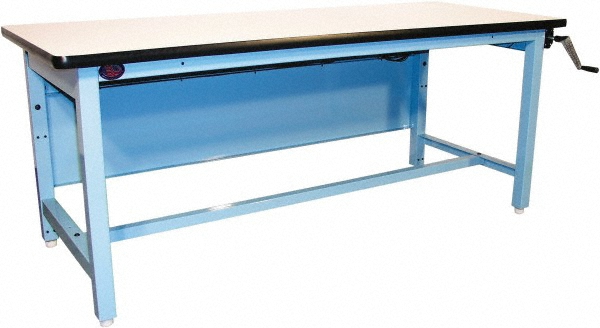 Proline - Heavy-Duty Work Bench: 72" Wide, 30" Deep, 30 to 42" High ...
