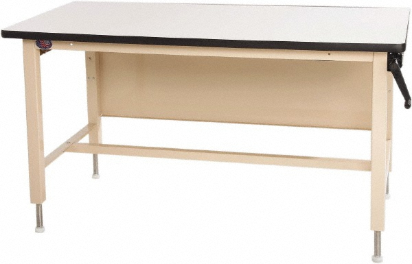 Proline - Heavy-Duty Work Bench: 72" Wide, 30" Deep, 30 to 42" High ...