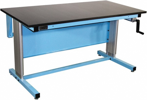Proline - Work Bench: 60" Wide, 30" Deep, 30 to 42" High, Painted ...