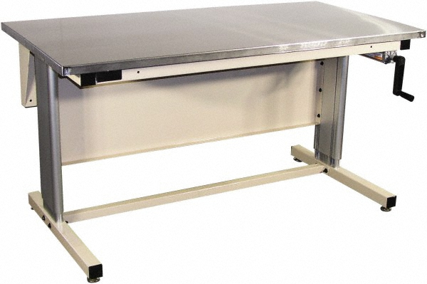 Proline - Work Bench: 60" Wide, 30" Deep, 30 to 42" High, Painted ...