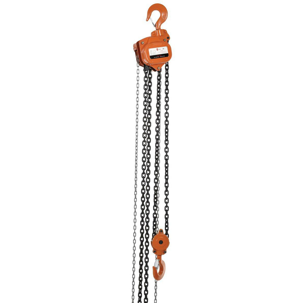 Vestil - Manual Hand Chain Hoist: 10000 lb Capacity, 15' Max Lift | MSC ...
