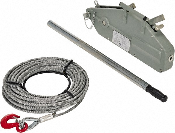 Pack-Mule - 1,000 Lb Capacity, 10' 5/32"' Lift Height, Wire Rope Manual ...